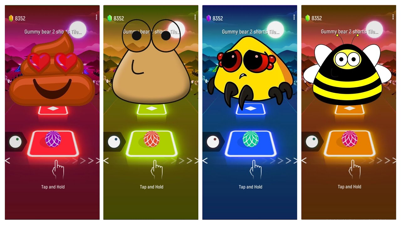 Pou Songs 🆚 Pou Collection 🆚 Pou Revenge 🆚 Poulina Tiles Hop EDM Rush 🎶 ...