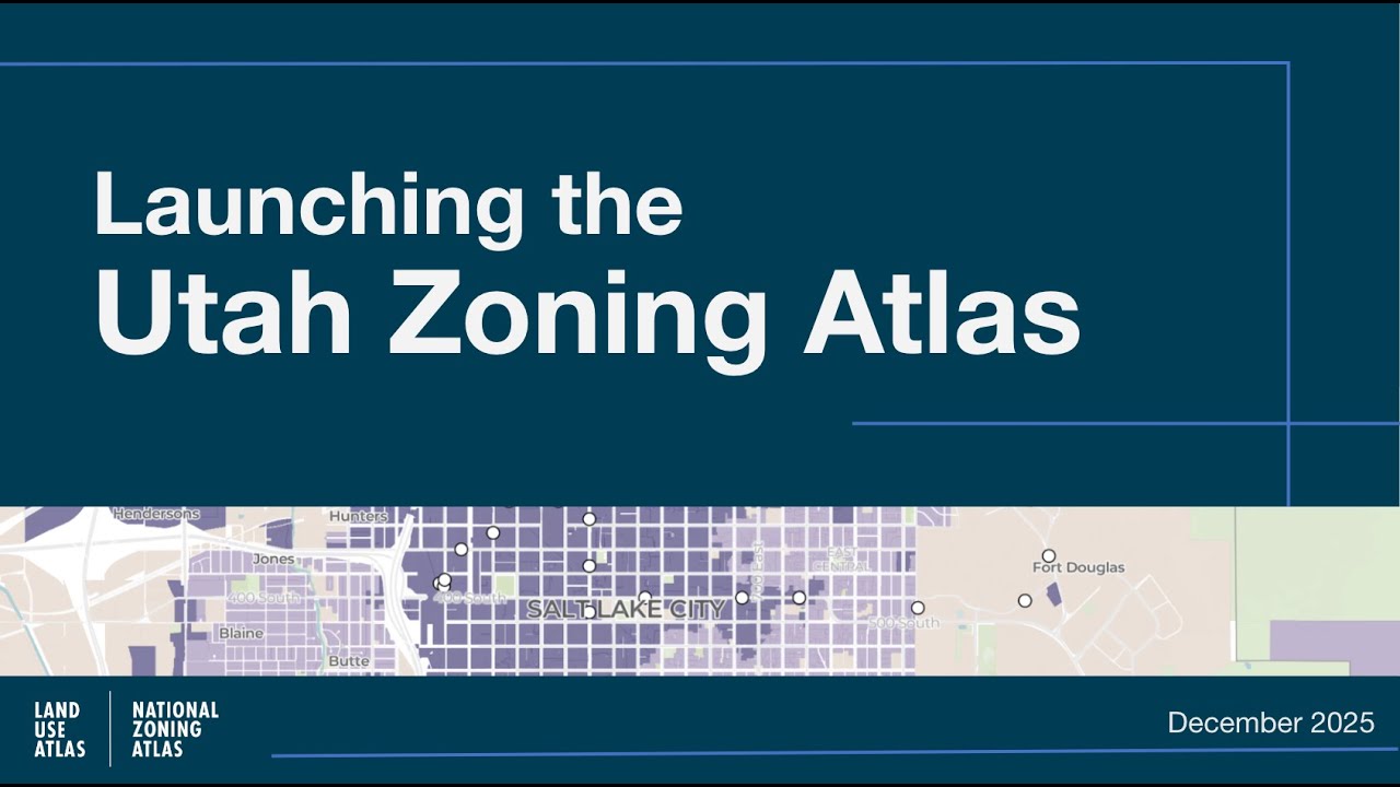 Launching the Utah Zoning Atlas - YouTube