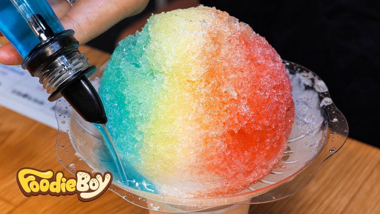 BEST10 Shaved Ice With Various Toppings | Rainbow, Fruits, Green Tea ...
