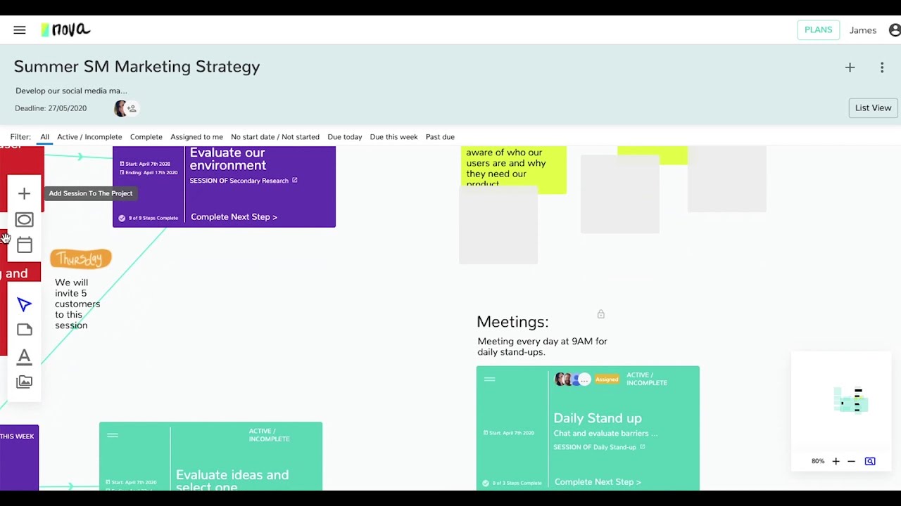 How to use the board view and link your sessions - YouTube