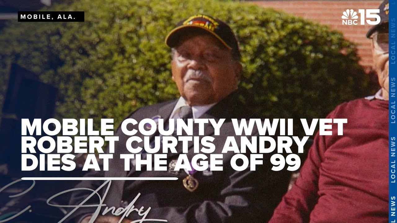 Mobile County World War II veteran Robert Curtis Andry dies at 99 - WPMI NBC 15 - YouTube