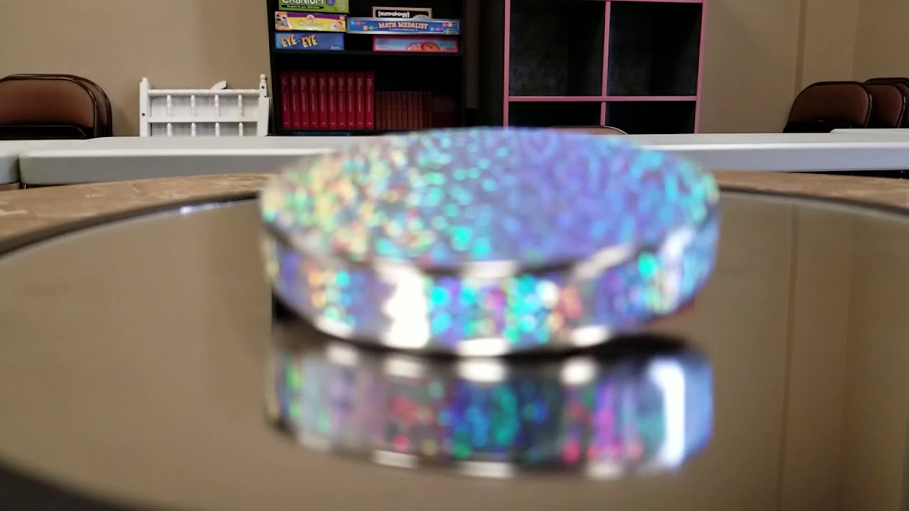 Slow motion euler' disk - YouTube