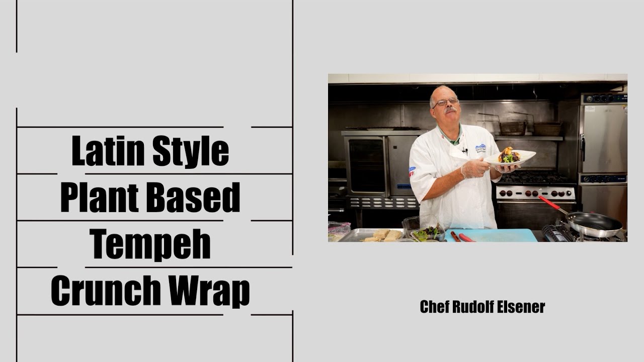 Latin Style Plant-Based Tempeh Crunch Wrap - YouTube