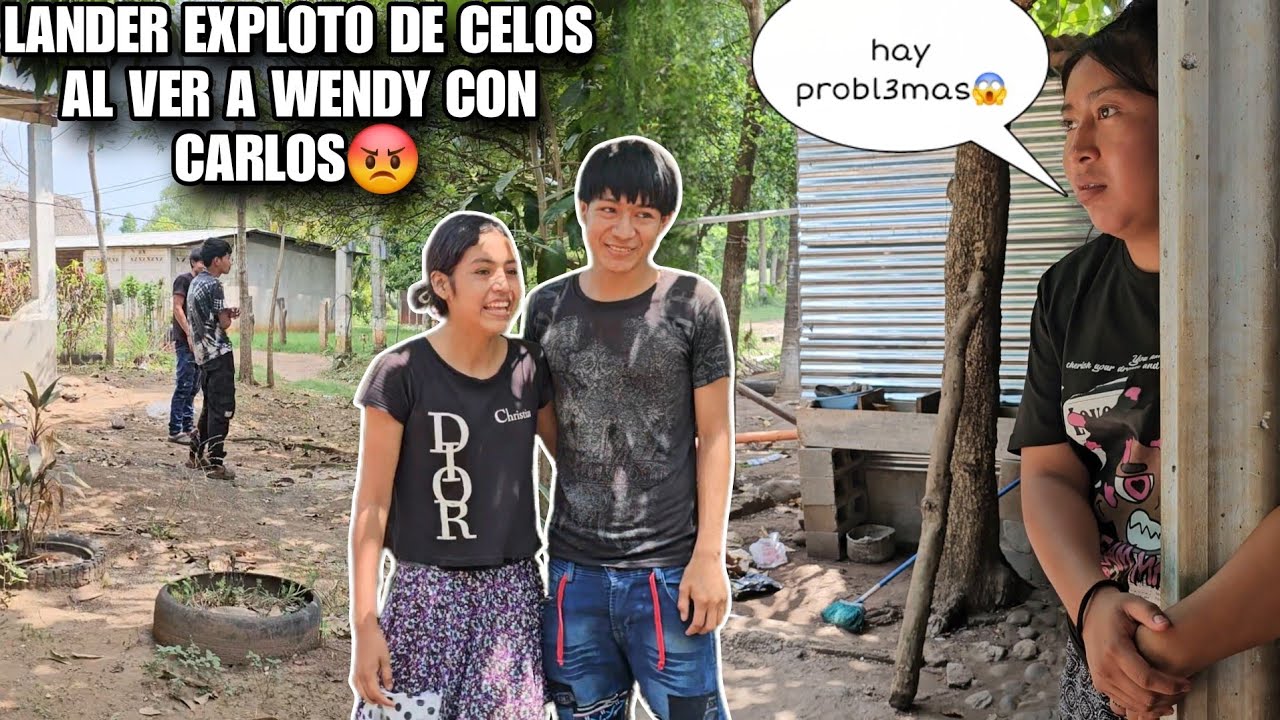 LANDER Encontr0 A CARLOS Habland0 Con WENDY Muy Enamorados😡El Expl0t0 ...