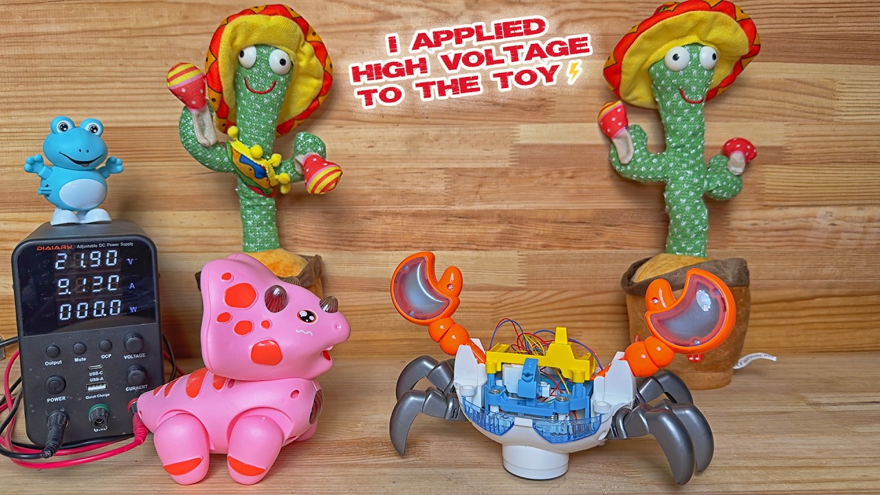 I Applied High Voltage to Toys: What Happens Next Will Shock You! ⚡ ...