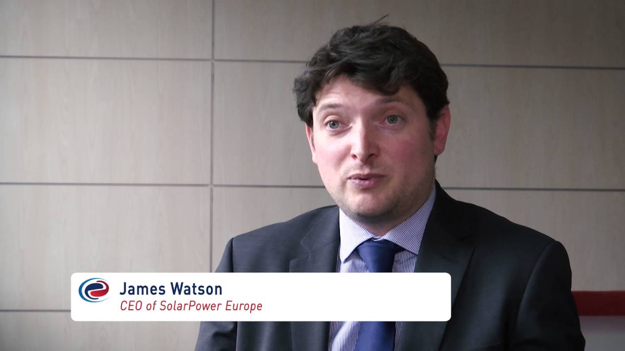 James Watson, CEO of SolarPower Europe, on EU-China trade and ...