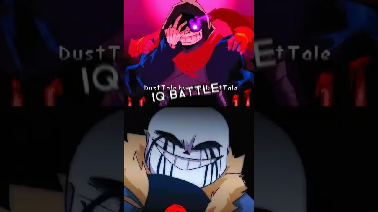 Dust Sans Vs Killer Sans Shorts Undertaleau Dustsans Killersans Youtube