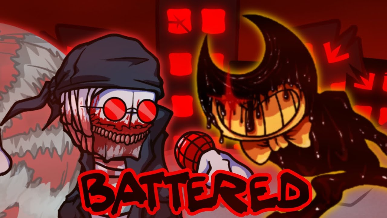 [FNF] - Battered but Devil's Swing Bendy sing it - YouTube