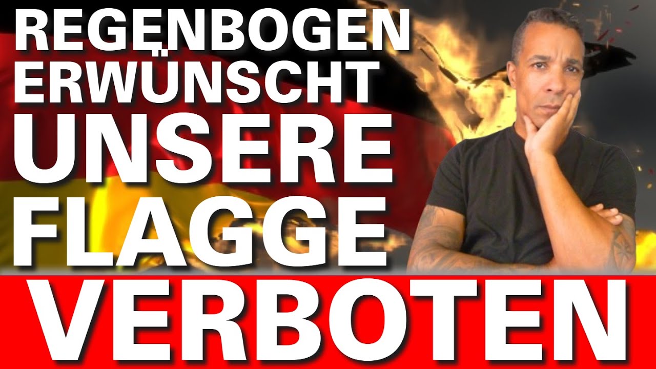 🇩🇪 Deutschland Hass in Dessau: Deutschland Flagge verboten, Regenbogen ...