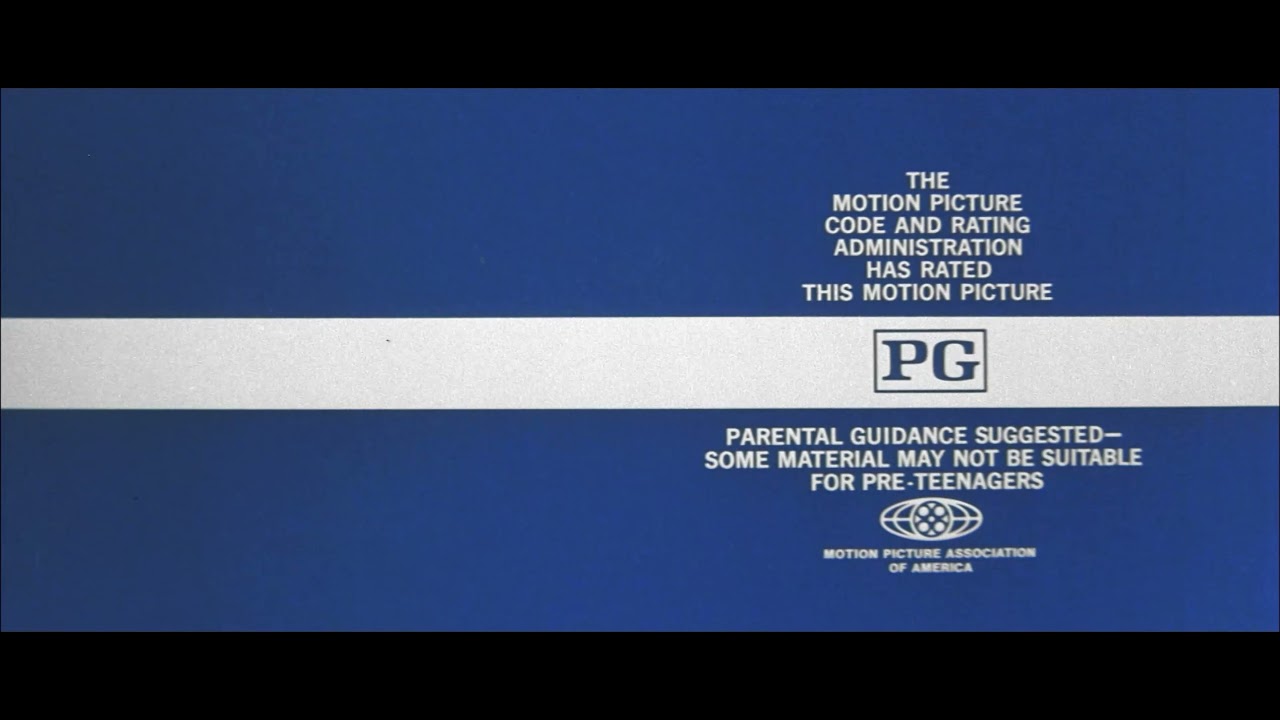 MPAA Rating Card (PG, 1978) - YouTube