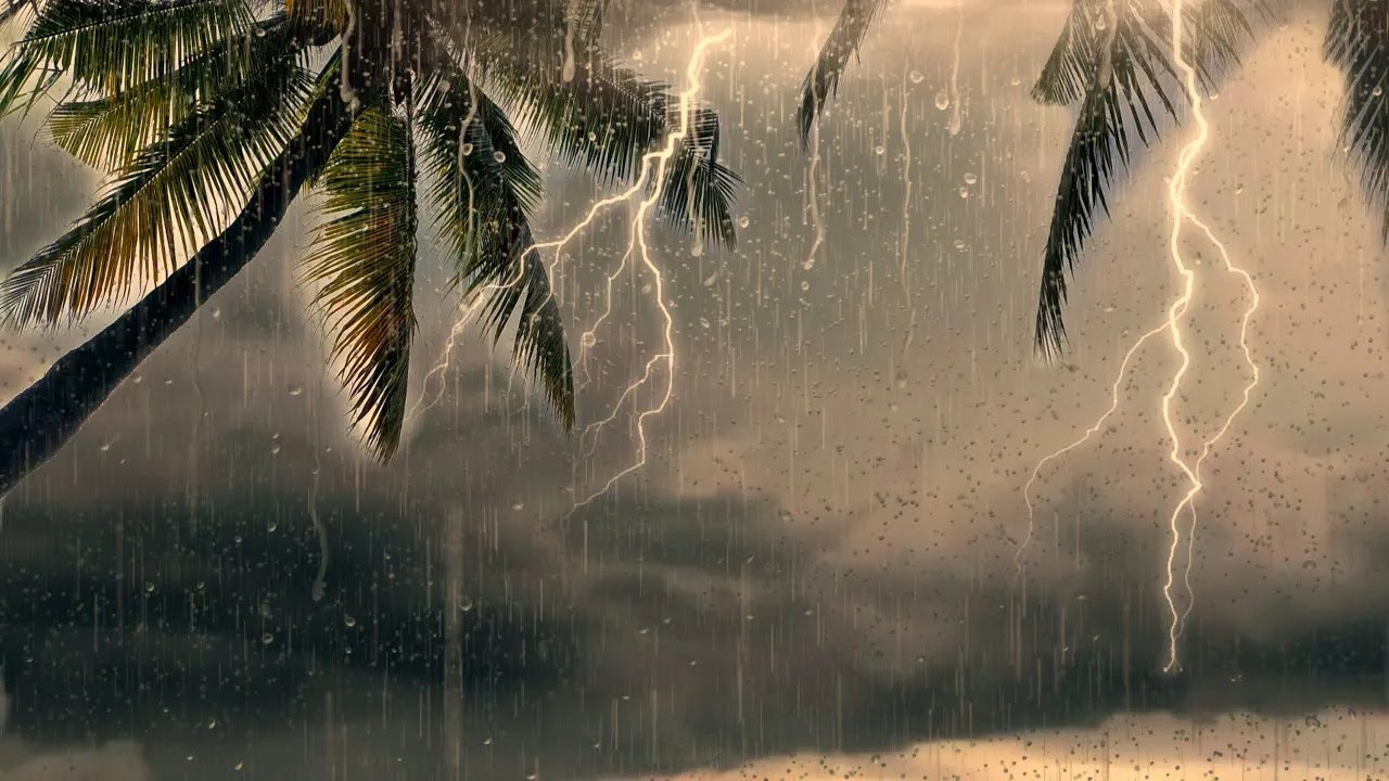 Relieve stress and insomnia with heavy rain and soft thunder sounds - YouTube
