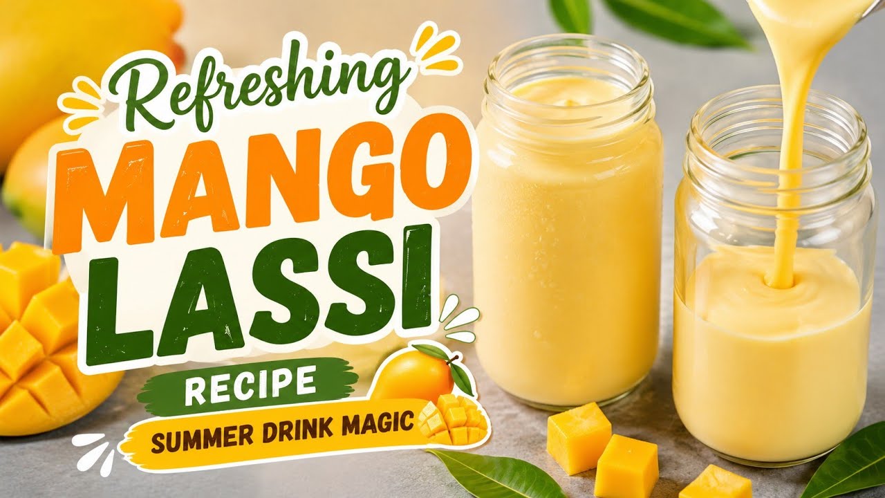 Refreshing Mango Lassi Recipe | Summer Drink Magic - YouTube