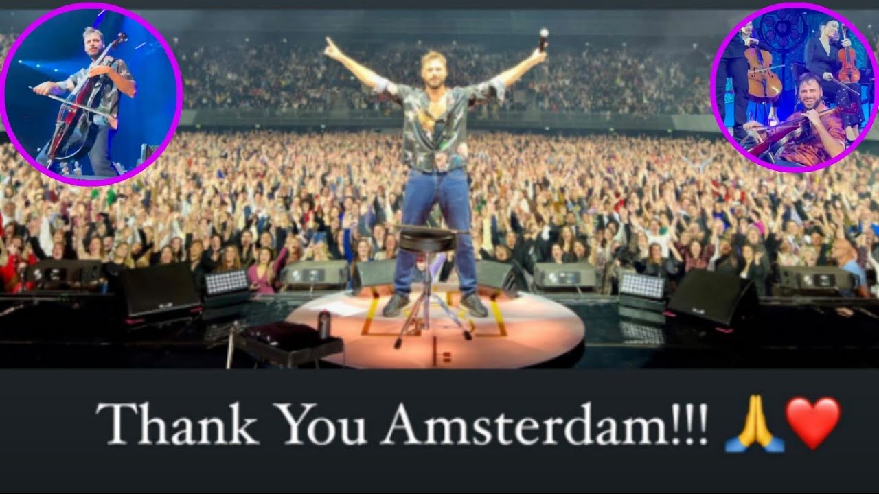 Stjepan Hauser arrived in Amsterdam rebel with a cello tour & amazing ...