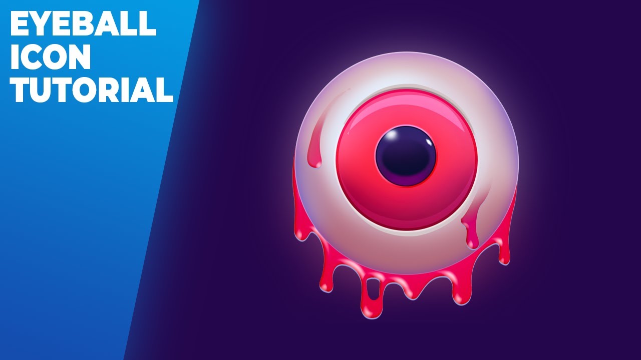 Photoshop Halloween Eye Icon Tutorial - YouTube