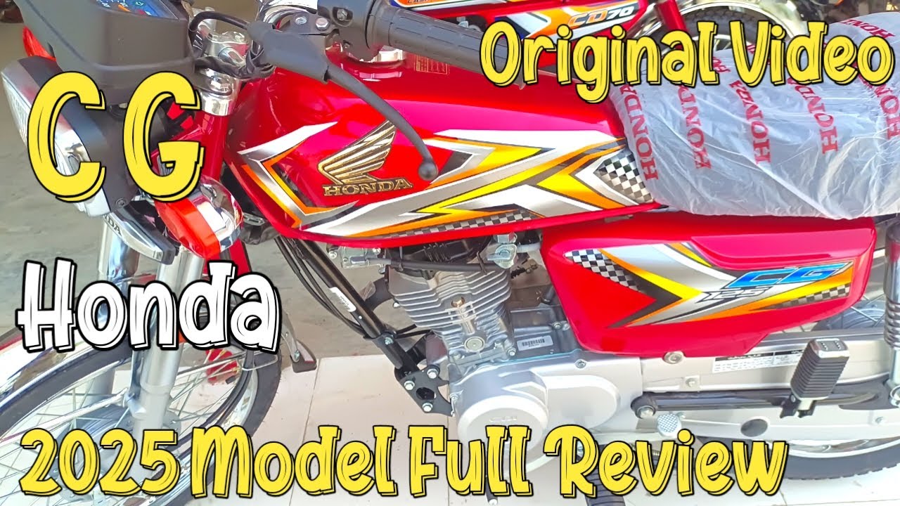 Honda 125 New Model 2025 || CG Honda 125 Full Review || New Model Honda ...