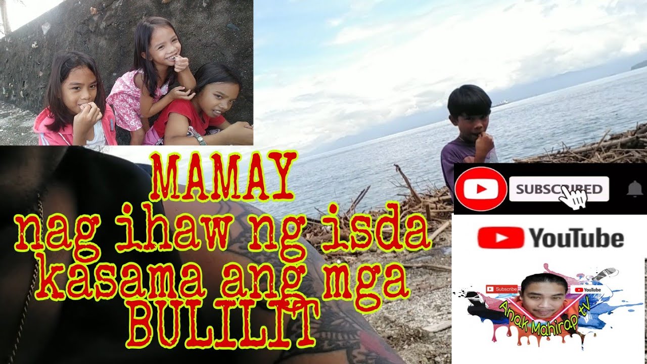 MAMAY nag ihaw ng isda kasama ang mga BULILIT - YouTube
