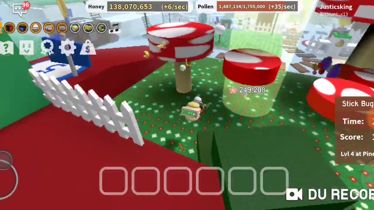 Roblox Bee swarm simulator[EP2] สู้กับstick bug - YouTube