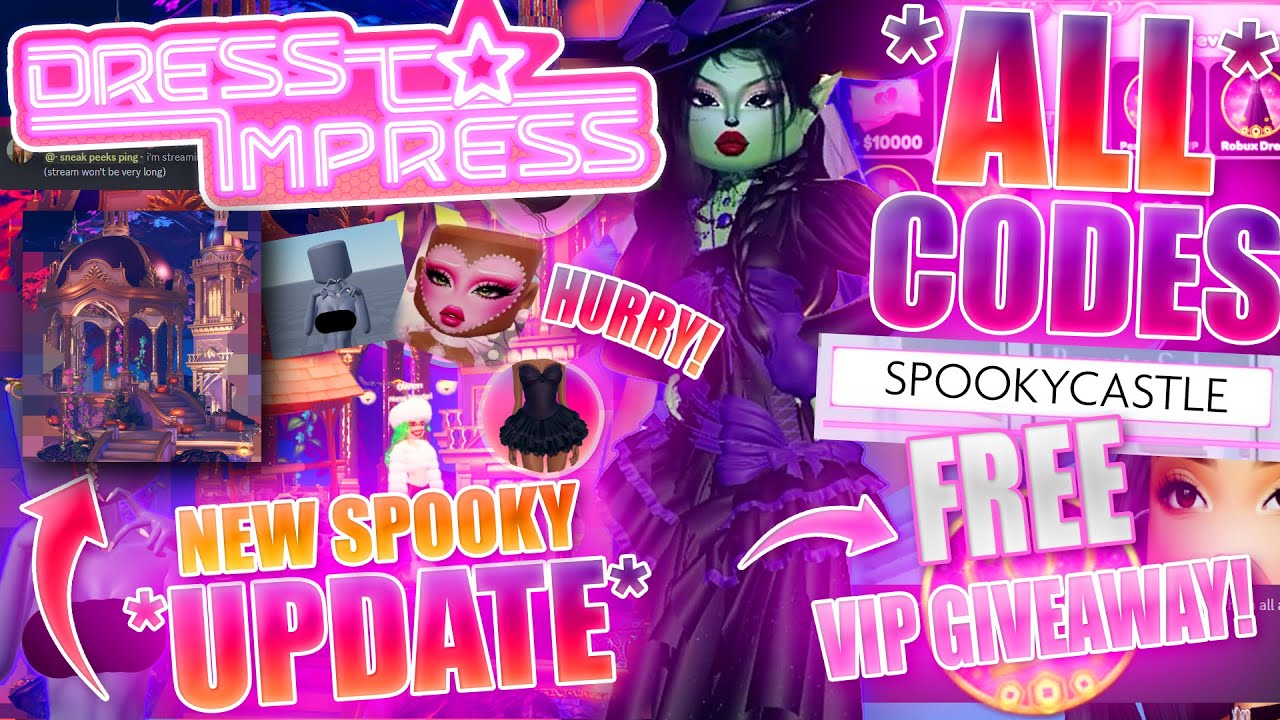 *DO THIS* GET FREE VIP!?│NEW SPOOKY LOBBY!?│EXPIRING CODES! DRESS TO ...