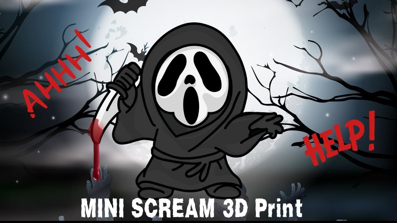 Mini Scream 3d Print "Happy Halloween" - YouTube