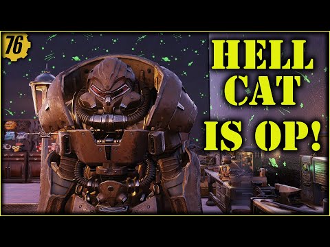 Fallout 76 - HELLCAT Power Armor is AWESOME! Comparison with T65 and ...