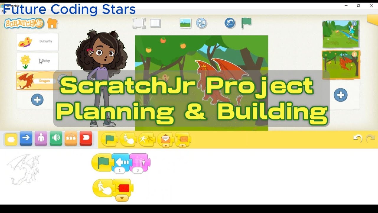 14 - ScratchJr Coding Tutorial: Project Planning & Final Project ...