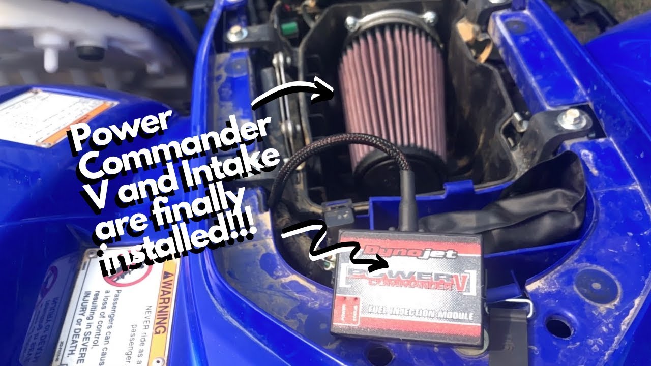 2018 Raptor 700 with power commander V | Night riding on some back ...