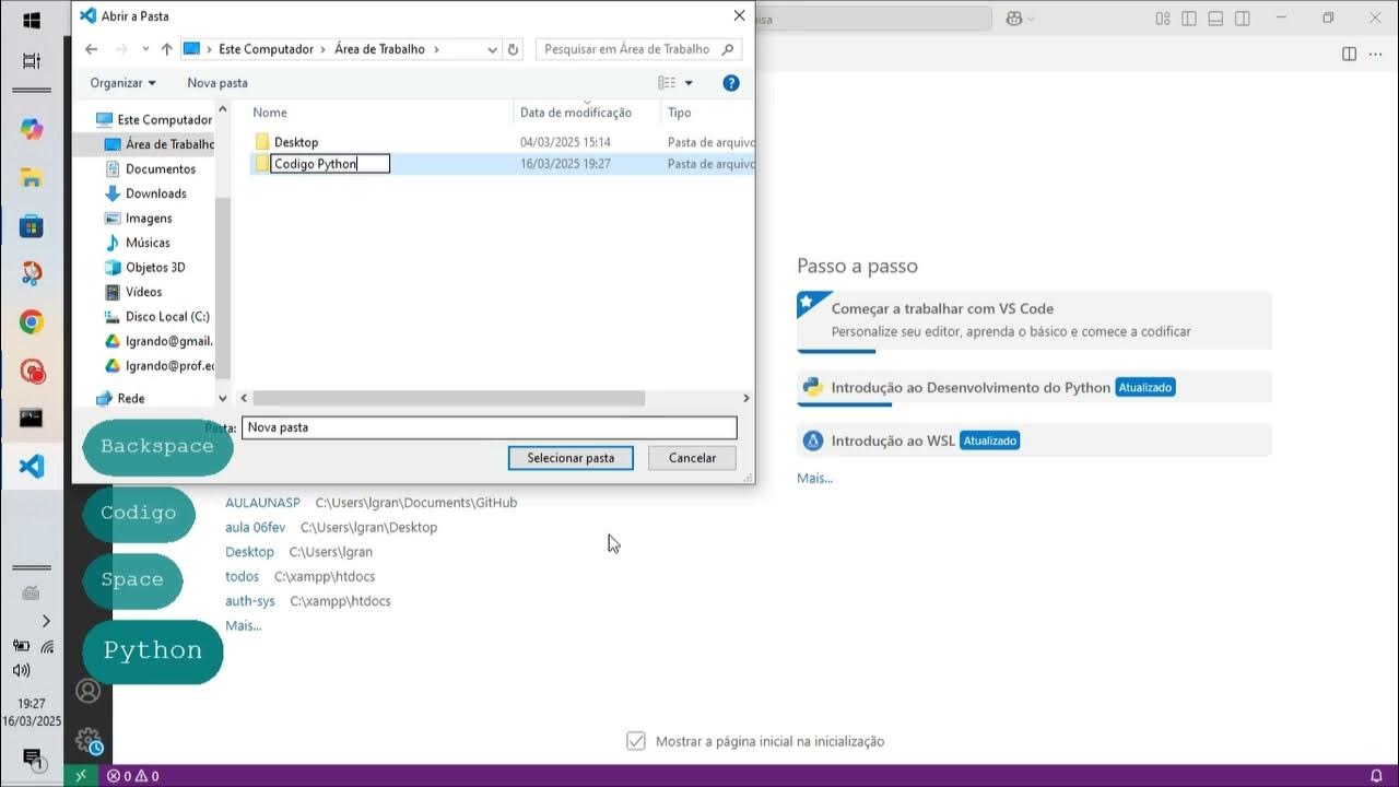 Como usar o VS Code para programar em Python - YouTube