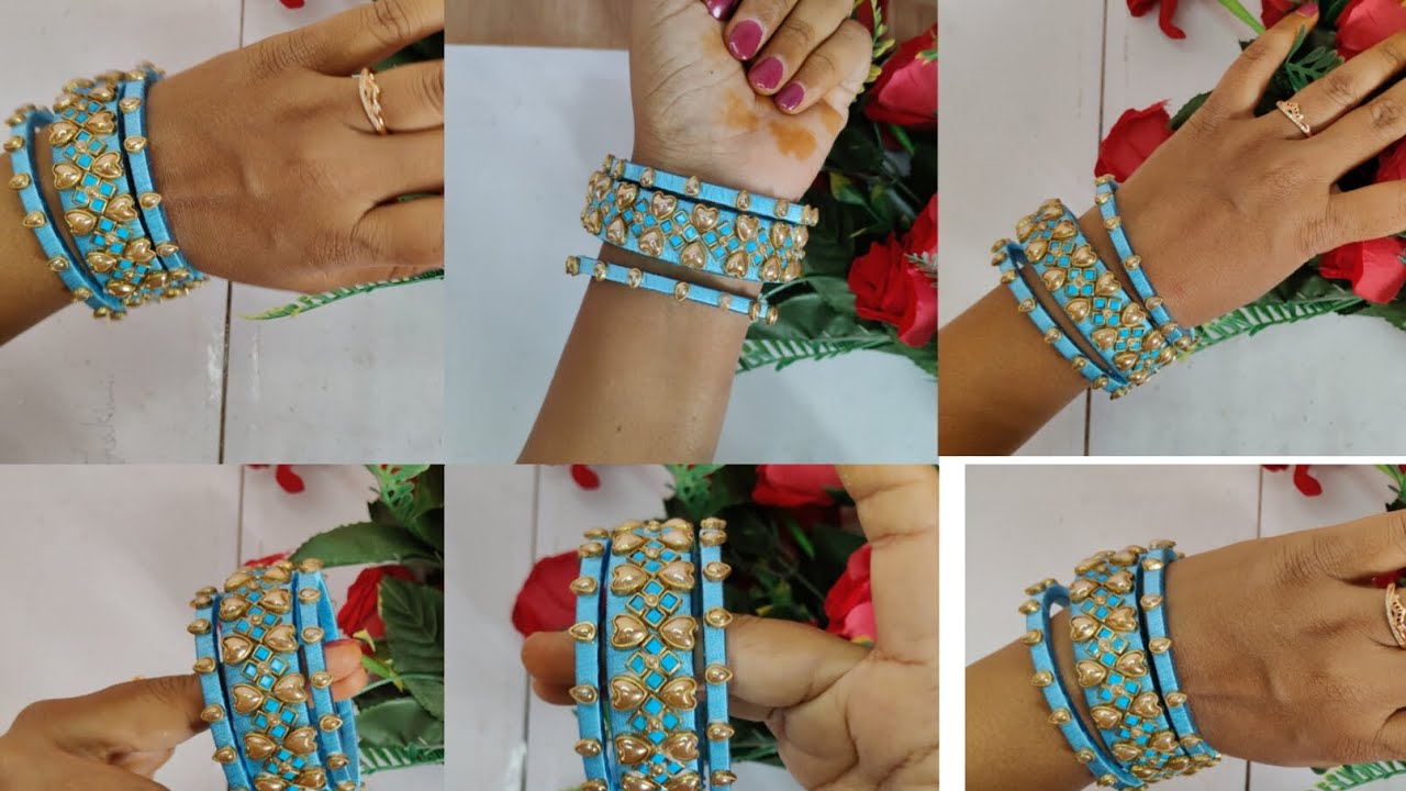 traditional silk thread Bangles making.....#12ontrending - YouTube