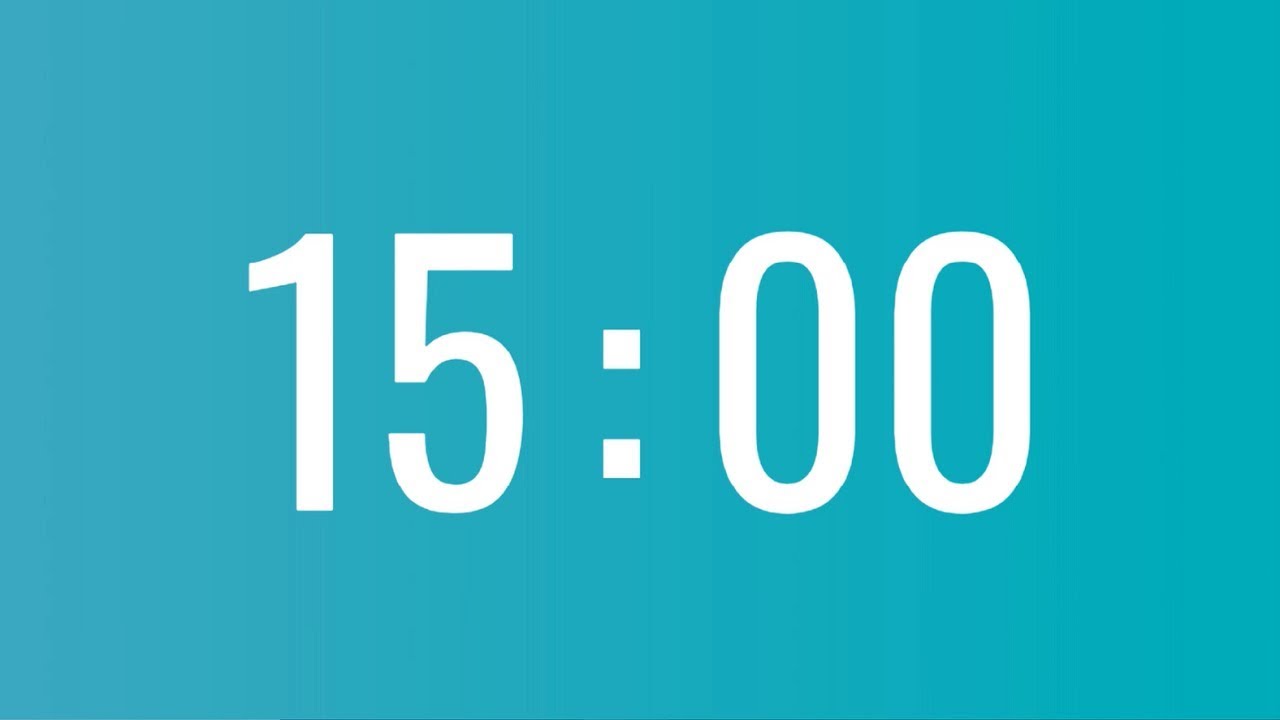 15 Minute Timer For Coding Challenges - YouTube
