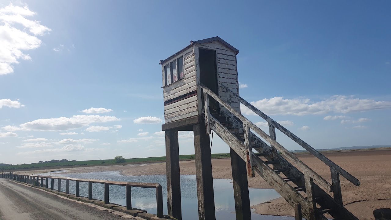 Holy island causeway refuge box inside tour - YouTube