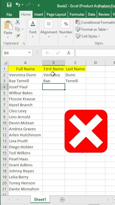 Flash Fill In Excel Foryou Love Excel Exceltips Exceltutorial Exceltricks Excelfunctions