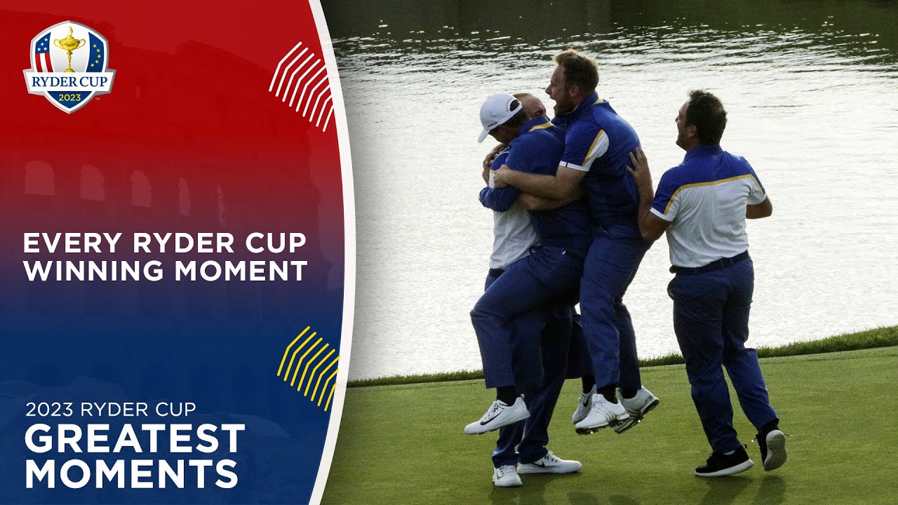 Every Ryder Cup-Winning Moment - YouTube