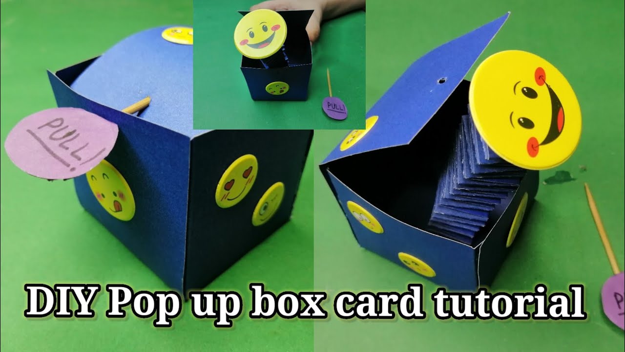 How To Make Surprise POP UP Box || Hand Made Greetings Card - YouTube