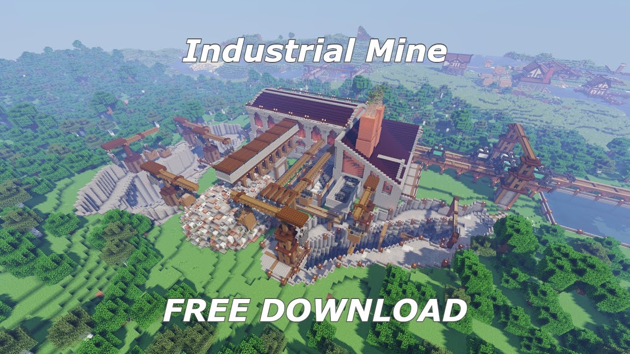 Industrial Mine | FREE DOWNLOAD | Timelapse Build and Cinematics - YouTube