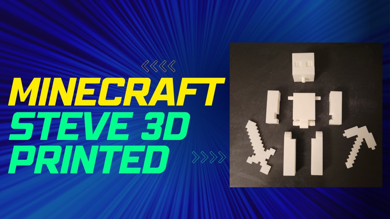 Minecraft Steve 3D Printing toys for the kids. Free STL files on ...