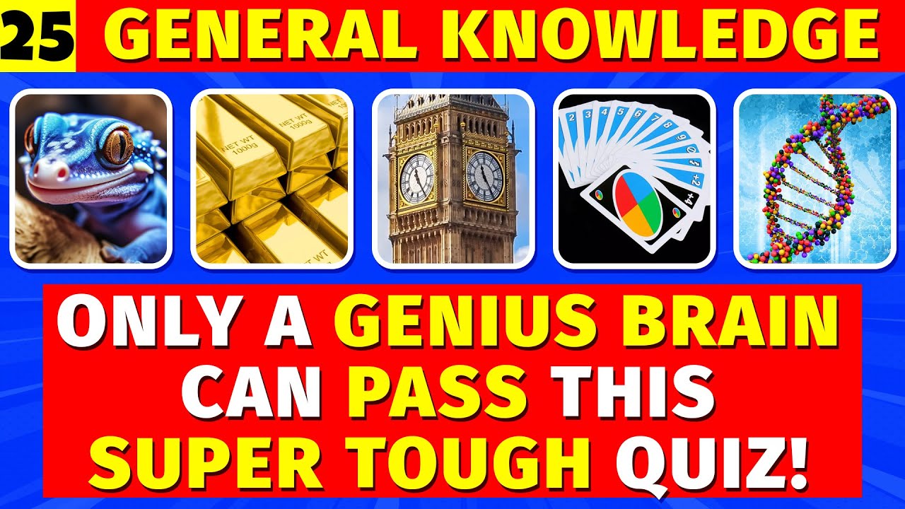 Test Your Brain Power with These 50 Tough Questions! 🔴 Brain Gym 25 ...