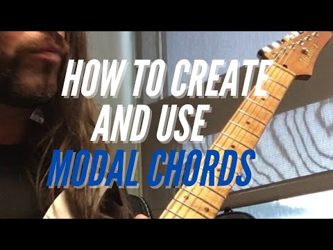 HOW TO CREATE AND USE MODAL CHORDS - YouTube