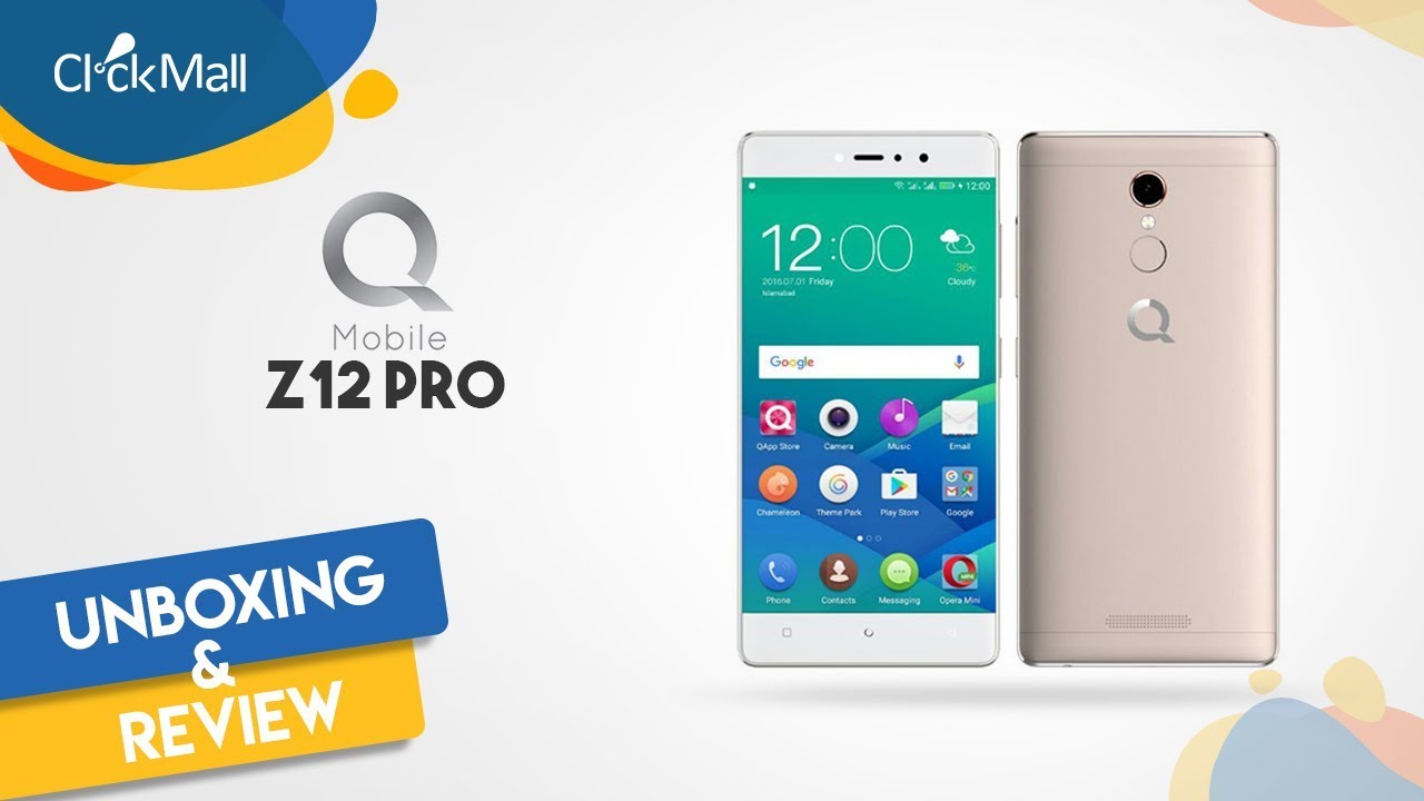Qmobile Z12 Pro Unboxing - ClickMall - YouTube