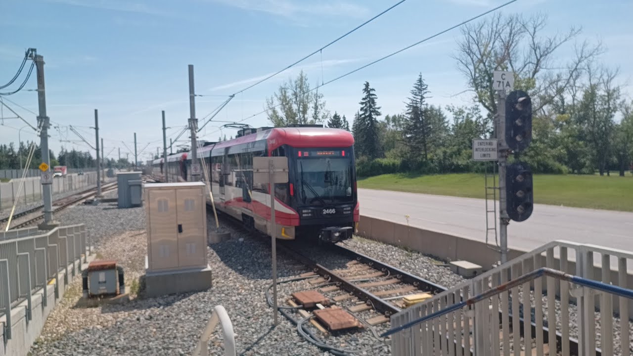 Calgary Transit Siemens 9 S200 as Red Line to Somerset-Bridlewood ...