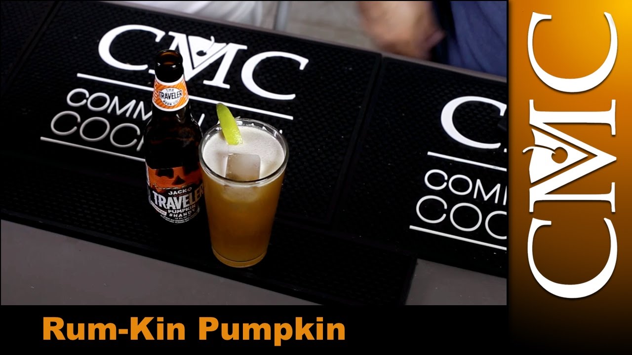 The Rum-Kin Pumpkin Cocktail with Jack O Traveler - YouTube