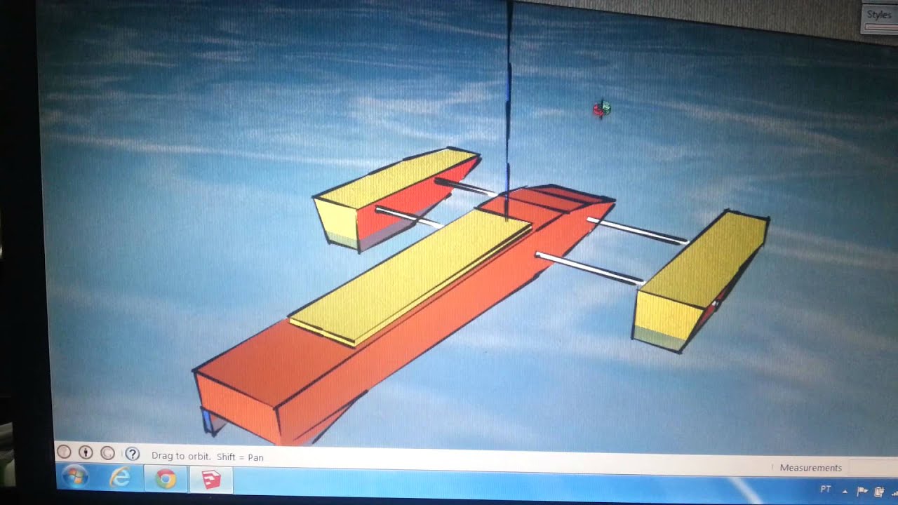 outrigger rc boat project - YouTube