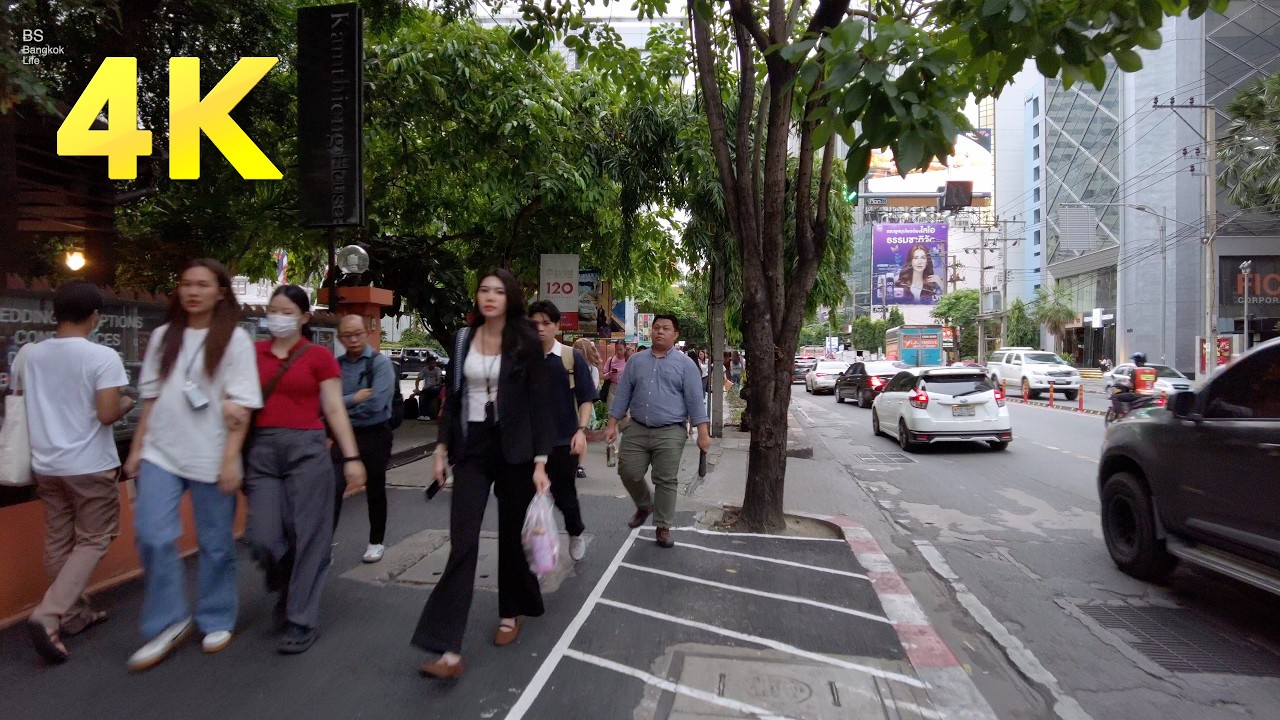 4K | Asok Montri Road in the evening / Bangkok - YouTube