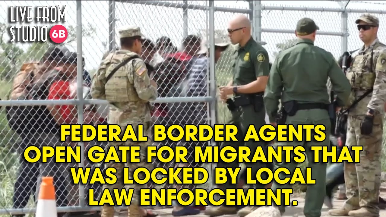 Why Are Border Agents Opening Gates for Border Crossers? - YouTube