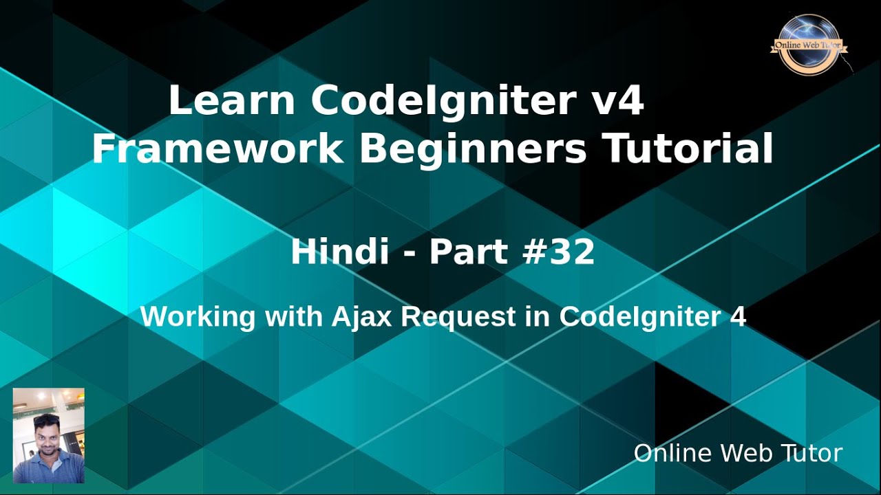 Learn CodeIgniter 4 Tutorials in Hindi - #32 - Work with Ajax Request ...