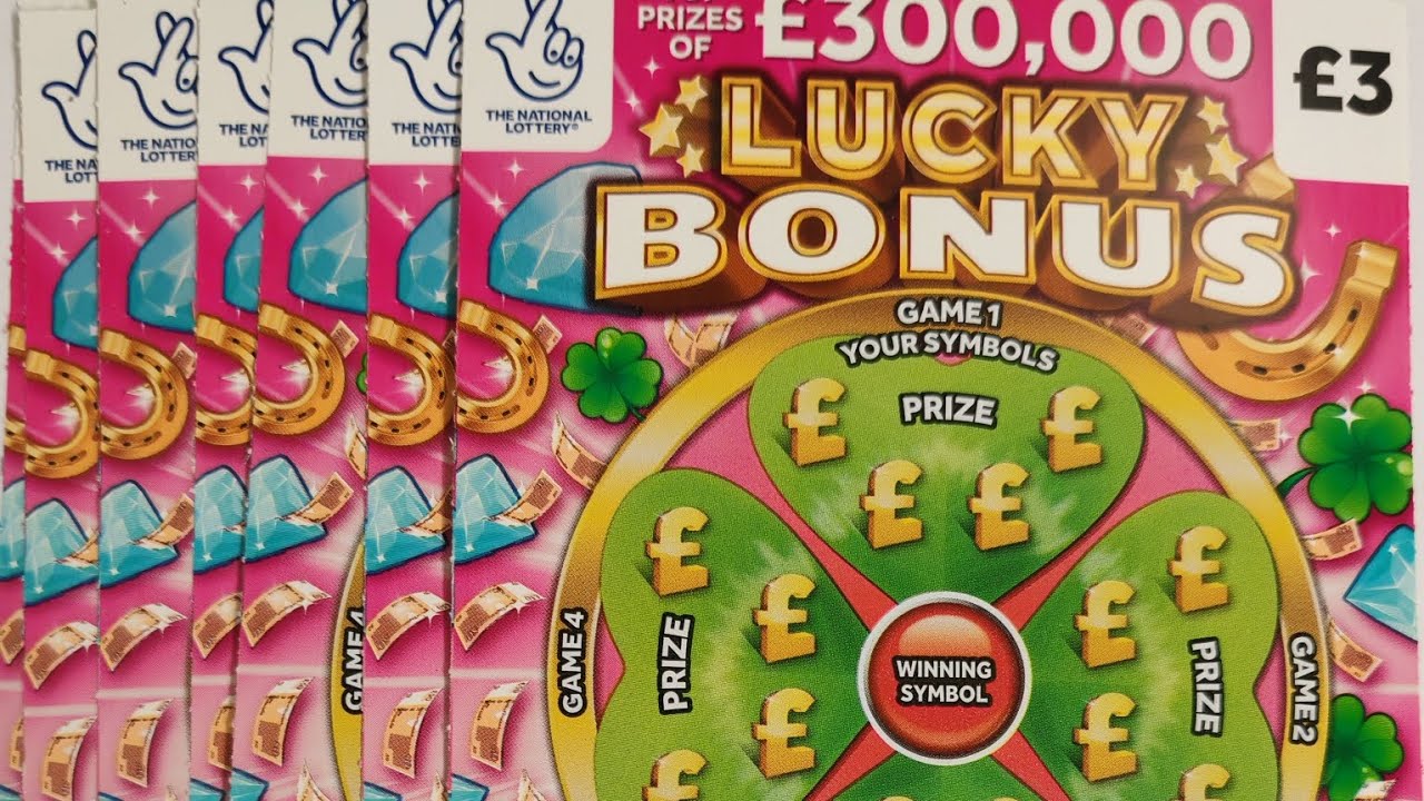 Lucky bonus scratch cards £21 in play - YouTube