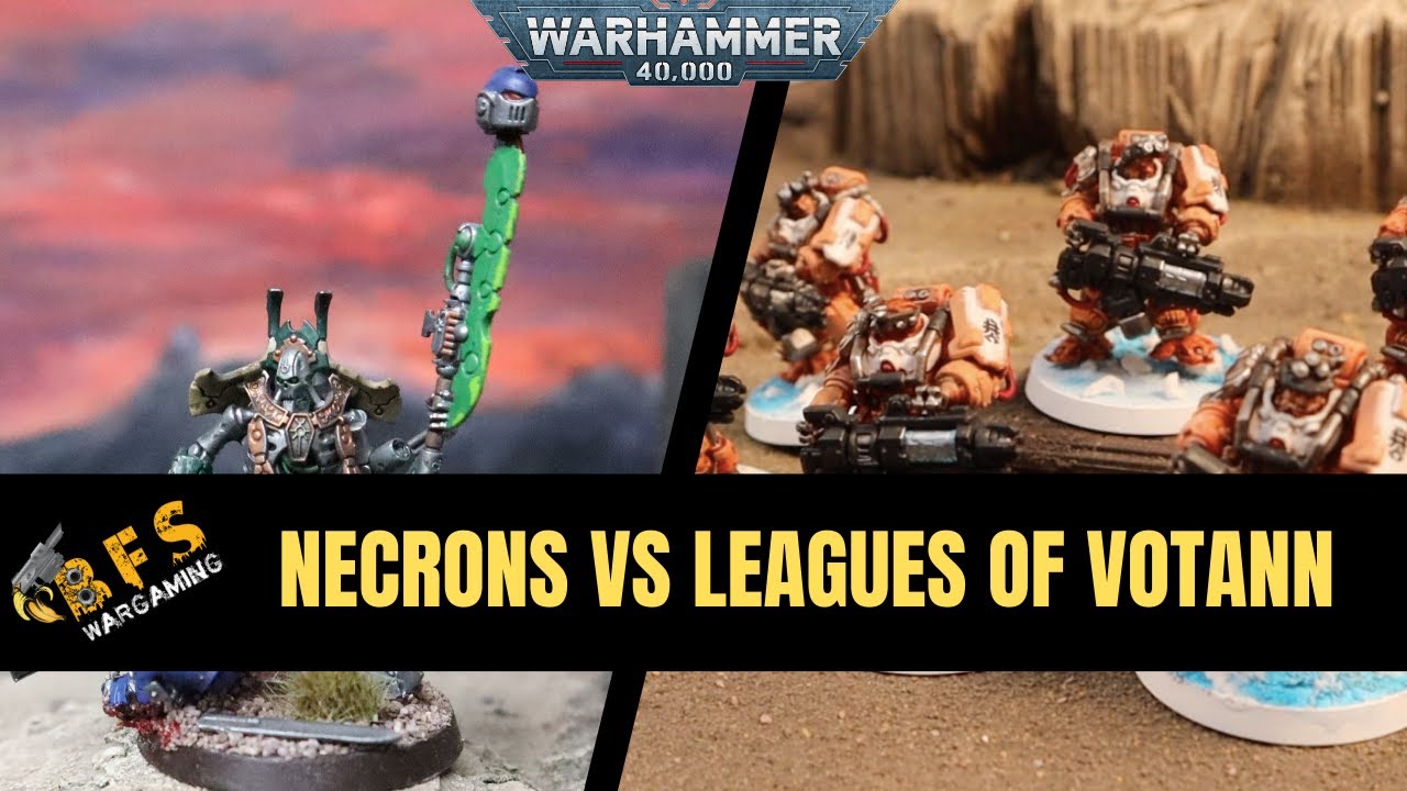 New Necron Detachment vs Leagues of Votann Warhammer 40k Battle Report ...