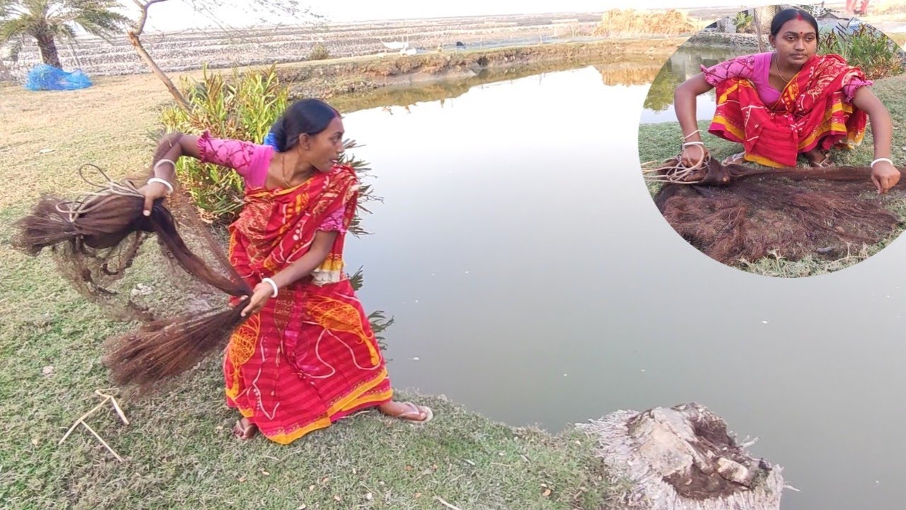 Cast Net Fishing Video | Traditional Fish Catching With A Cast Net by ...