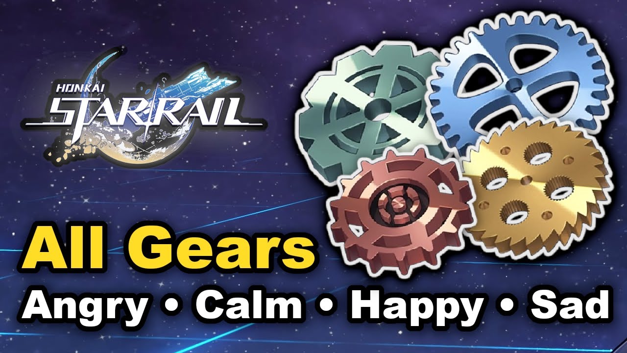 All Angry, Calm, Happy & Sad Gear Locations - Honkai Star Rail - YouTube