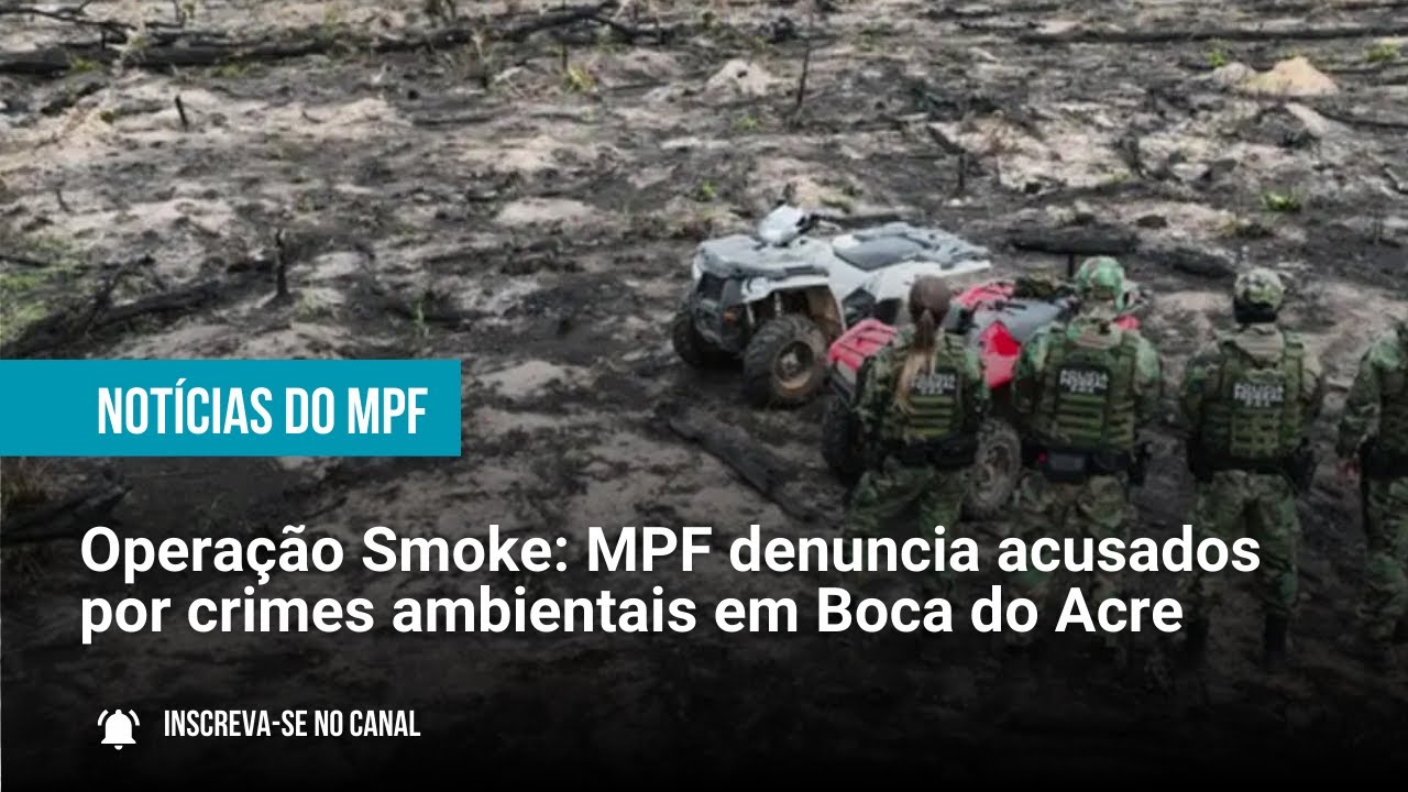 Operação Smoke: MPF denuncia acusados por crimes ambientais em Boca do ...