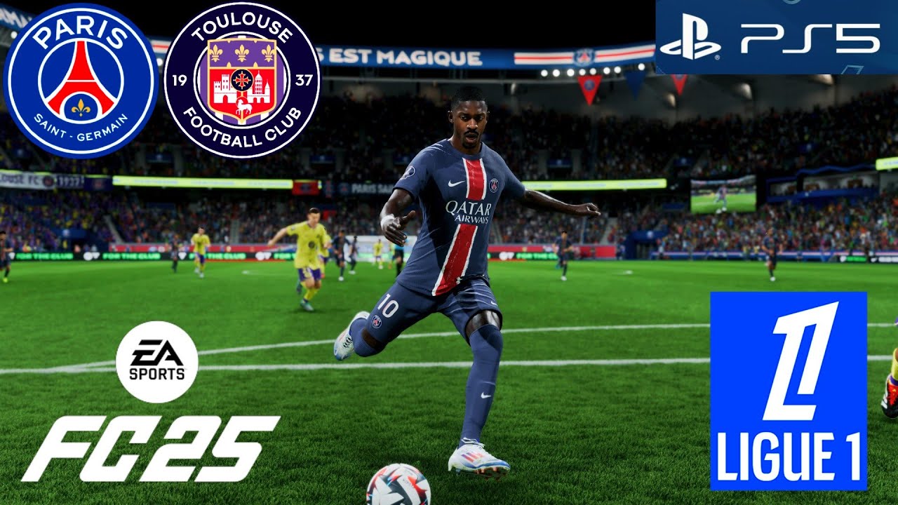 FC 25 - PSG VS TOULOUSE - LIGUE 1 MCDONALD’S 24/25 - ULTRA RÉALISME 4K ...